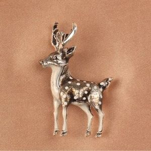 Jewelry | 32 Shiny Reindeer Pin Brooch | Poshmark